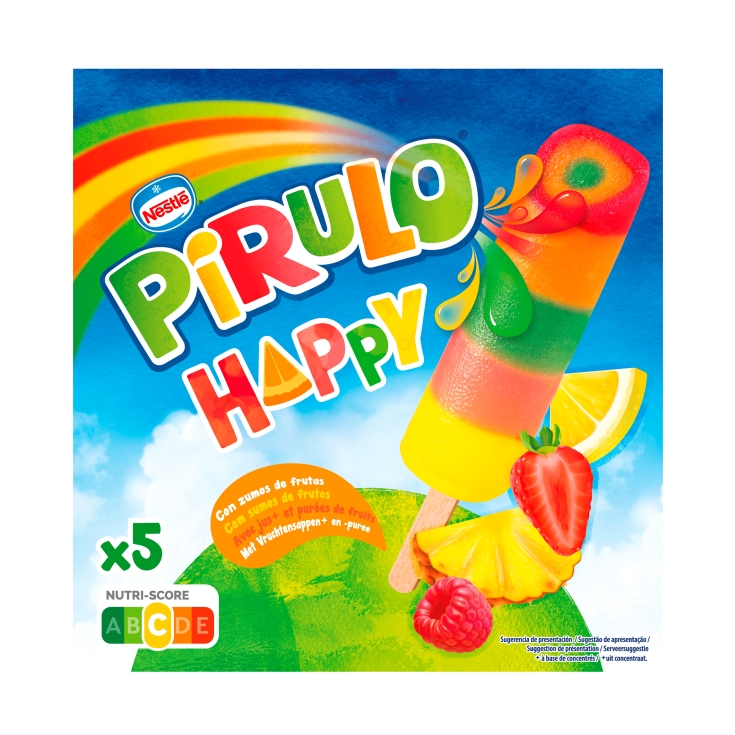 helado pirulo fruit joy, pk-5 - El Jamón