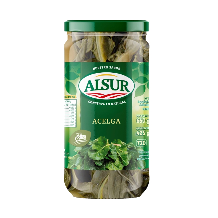 acelgas frasco, 425g - El Jamón