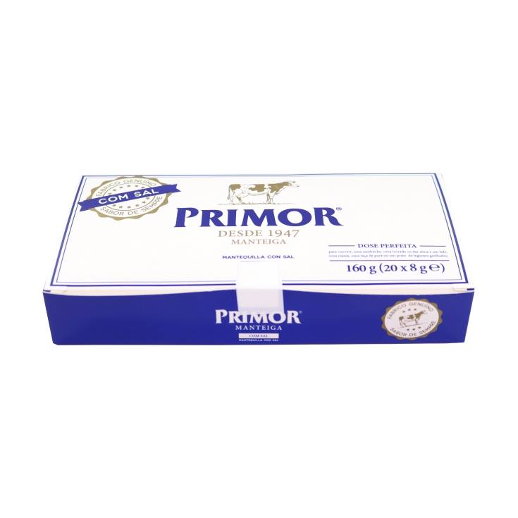 mantequilla porciones primor 8g, 20ud - El Jamón